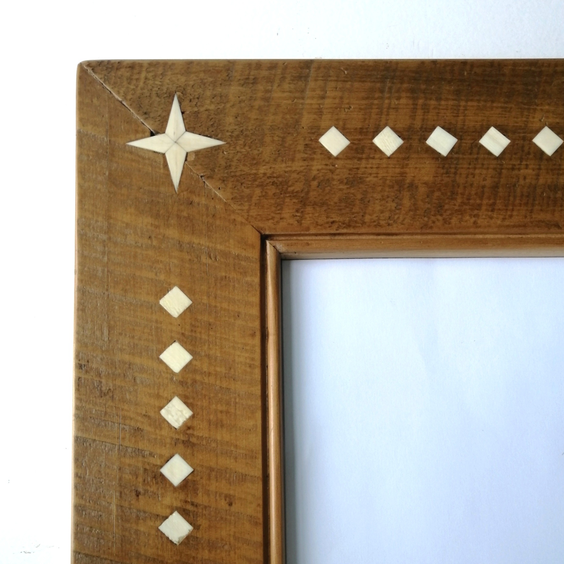 Mirror frames created from reclaimed 19th century yellowwood with ...