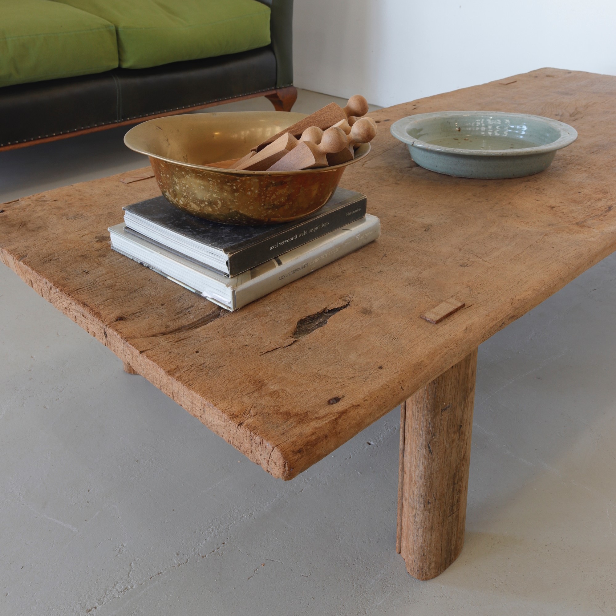Coffee table made from reclaimed teak - Lutge Gallery